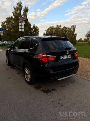 Black BMW X3 2011 in Riga, with an engine capacity of 2.00 L and mileage of 332 thousand km for 9500 €, photo 6 on AUTOMOTO.COM.LV