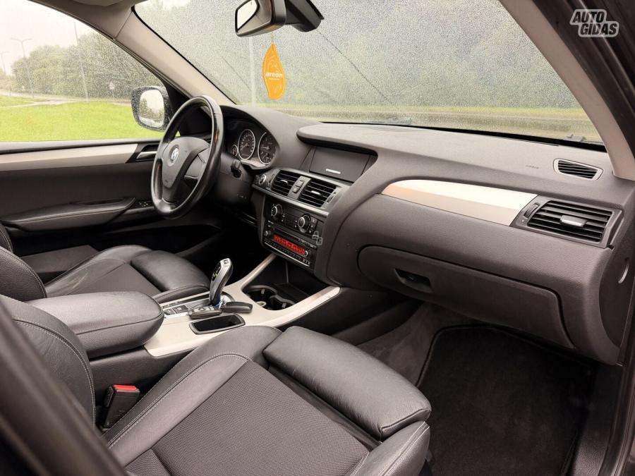 Melns BMW X3 2011 Tauragė, ar dzinēja tilpumu 2.00 L un nobraukumu 258 tūkst. km par 7450 €, foto 11 vietnē AUTOMOTO.COM.LV