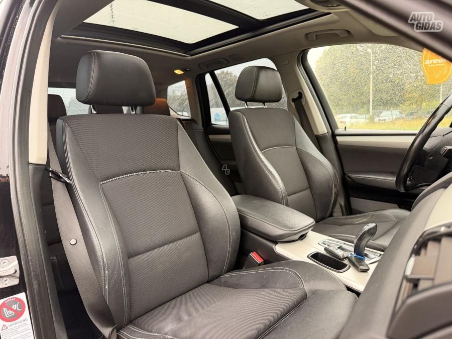 Melns BMW X3 2011 Tauragė, ar dzinēja tilpumu 2.00 L un nobraukumu 258 tūkst. km par 7450 €, foto 14 vietnē AUTOMOTO.COM.LV