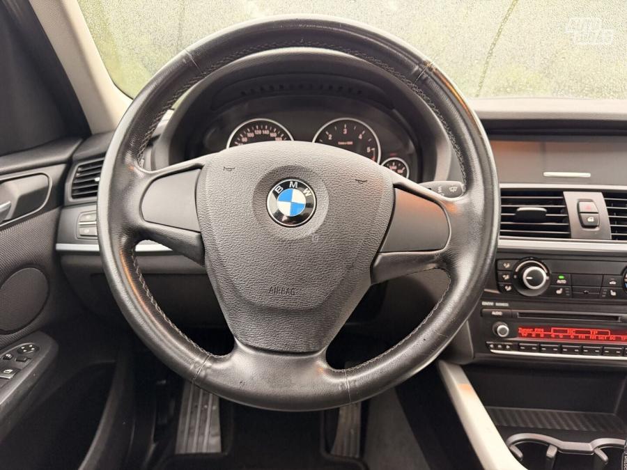 Melns BMW X3 2011 Tauragė, ar dzinēja tilpumu 2.00 L un nobraukumu 258 tūkst. km par 7450 €, foto 15 vietnē AUTOMOTO.COM.LV