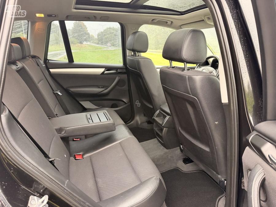 Melns BMW X3 2011 Tauragė, ar dzinēja tilpumu 2.00 L un nobraukumu 258 tūkst. km par 7450 €, foto 17 vietnē AUTOMOTO.COM.LV