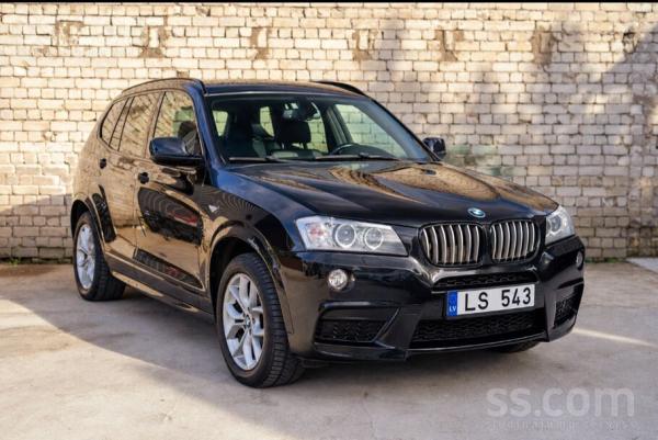 БМВ Х3 2011 в Лиепая на AUTOMOTO.COM.LV Черный БМВ Х3 2011 в Лиепая, объемом двигателя 3.00 л и пробегом 295 тыс. км за 11500 €, фото 3 на AUTOMOTO.COM.LV