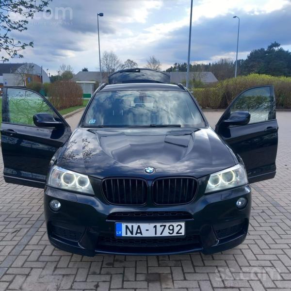 Melns BMW X3 2012 Rīga, ar dzinēja tilpumu 2.00 L un nobraukumu 228 tūkst. km par 12350 €, foto 1 vietnē AUTOMOTO.COM.LV
