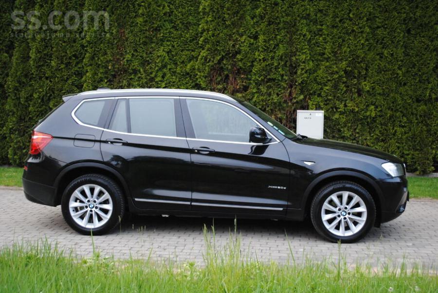Melns BMW X3 2012 Rīga, ar dzinēja tilpumu 2.00 L un nobraukumu 221 tūkst. km par 10990 €, foto 6 vietnē AUTOMOTO.COM.LV