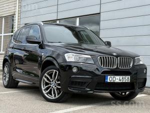 Melns BMW X3 2012 Tukums, ar dzinēja tilpumu 3.00 L un nobraukumu 284 tūkst. km par 10990 €, foto 1 vietnē AUTOMOTO.COM.LV