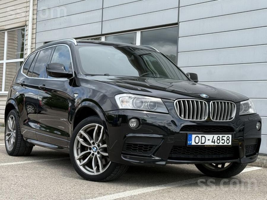 Melns BMW X3 2012 Tukums, ar dzinēja tilpumu 3.00 L un nobraukumu 284 tūkst. km par 10990 €, foto 1 vietnē AUTOMOTO.COM.LV