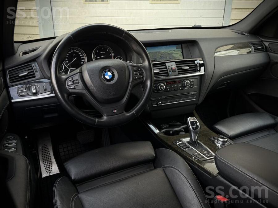 Melns BMW X3 2012 Tukums, ar dzinēja tilpumu 3.00 L un nobraukumu 284 tūkst. km par 10990 €, foto 6 vietnē AUTOMOTO.COM.LV