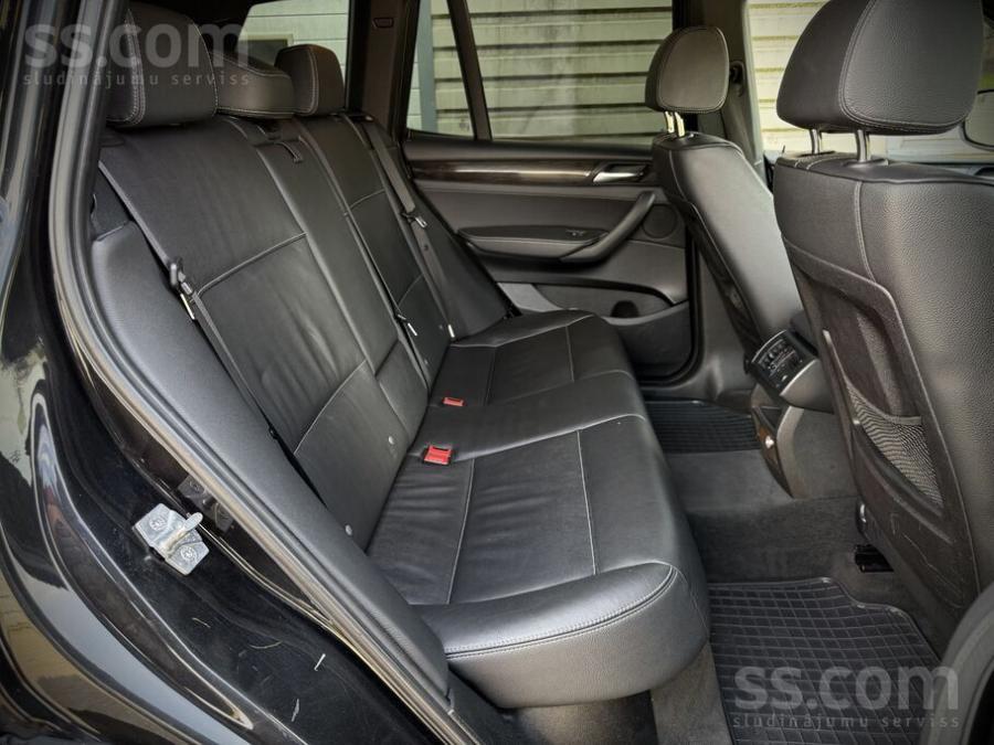 Melns BMW X3 2012 Tukums, ar dzinēja tilpumu 3.00 L un nobraukumu 284 tūkst. km par 10990 €, foto 9 vietnē AUTOMOTO.COM.LV