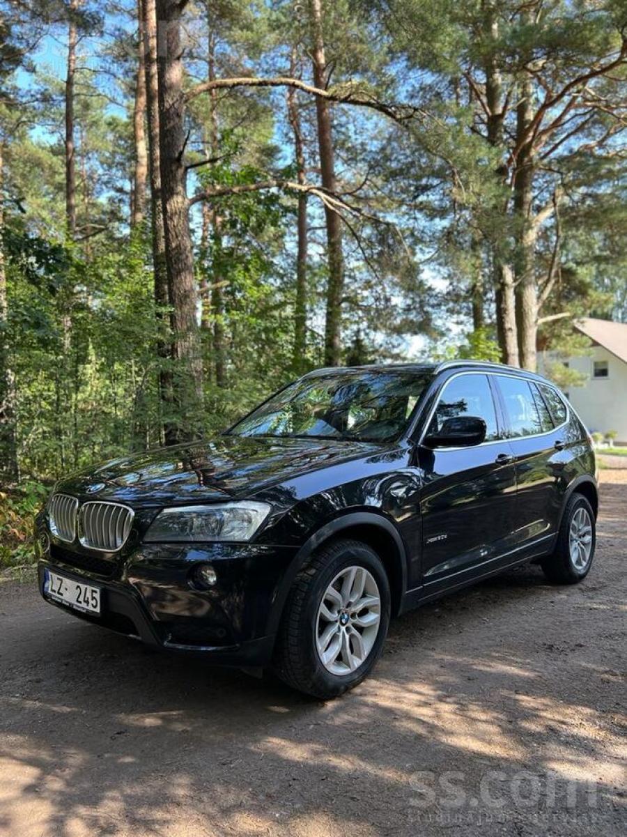 Melns BMW X3 2012 Rīga, ar dzinēja tilpumu 3.00 L un nobraukumu 305 tūkst. km par 9500 €, foto 1 vietnē AUTOMOTO.COM.LV