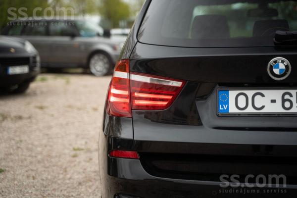Melns BMW X3 2012 Liepāja, ar dzinēja tilpumu 3.00 L un nobraukumu 269 tūkst. km par 11900 €, foto 9 vietnē AUTOMOTO.COM.LV