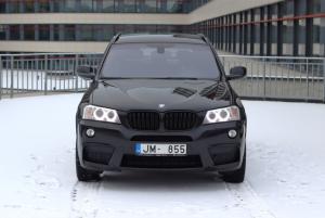 Black BMW X3 2012 in Riga, with an engine capacity of 2.00 L and mileage of 198 thousand km for 11980 €, photo 2 on AUTOMOTO.COM.LV