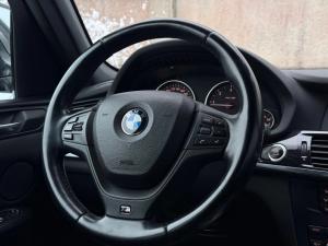 Black BMW X3 2012 in Riga, with an engine capacity of 2.00 L and mileage of 198 thousand km for 11980 €, photo 12 on AUTOMOTO.COM.LV