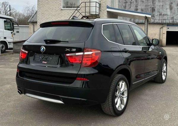 Black BMW X3 2012 in Panevezys, with an engine capacity of 2.00 L and mileage of 397 thousand km for 8500 €, photo 4 on AUTOMOTO.COM.LV