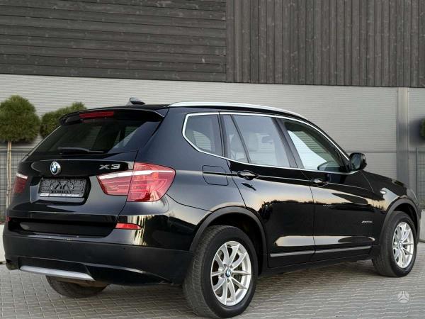 Black BMW X3 2012 in Siauliai, with an engine capacity of 2.00 L and mileage of 281 thousand km for 10650 €, photo 6 on AUTOMOTO.COM.LV