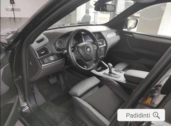 Melns BMW X3 2012 Panevēža, ar dzinēja tilpumu 2.99 L un nobraukumu 2002 tūkst. km par 12500 €, foto 4 vietnē AUTOMOTO.COM.LV