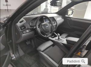 Black BMW X3 2012 in Panevezys, with an engine capacity of 2.99 L and mileage of 2002 thousand km for 12500 €, photo 4 on AUTOMOTO.COM.LV