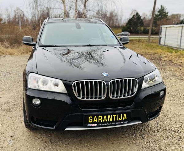 Melns BMW X3 2012 Šauļi, ar dzinēja tilpumu 2.99 L un nobraukumu 251 tūkst. km par 9500 €, foto 1 vietnē AUTOMOTO.COM.LV