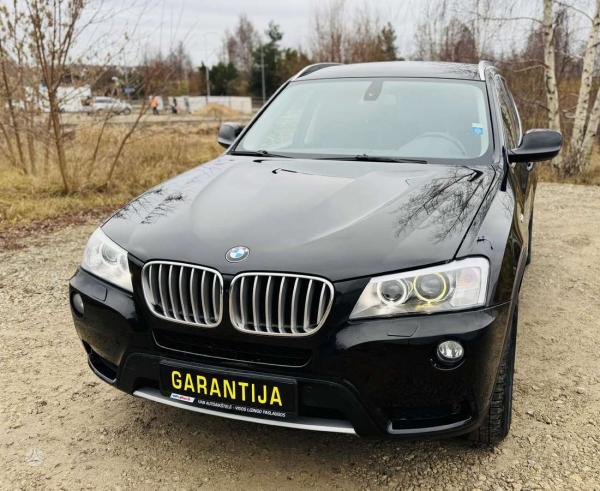 Melns BMW X3 2012 Šauļi, ar dzinēja tilpumu 2.99 L un nobraukumu 251 tūkst. km par 9500 €, foto 2 vietnē AUTOMOTO.COM.LV