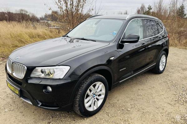 Melns BMW X3 2012 Šauļi, ar dzinēja tilpumu 2.99 L un nobraukumu 251 tūkst. km par 9500 €, foto 3 vietnē AUTOMOTO.COM.LV