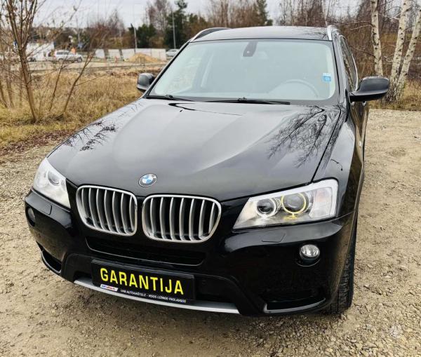Melns BMW X3 2012 Šauļi, ar dzinēja tilpumu 2.99 L un nobraukumu 251 tūkst. km par 9500 €, foto 10 vietnē AUTOMOTO.COM.LV
