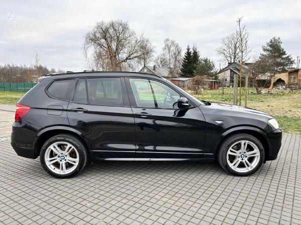 Melns BMW X3 2012 Panevēža, ar dzinēja tilpumu 2.99 L un nobraukumu 292 tūkst. km par 10700 €, foto 4 vietnē AUTOMOTO.COM.LV