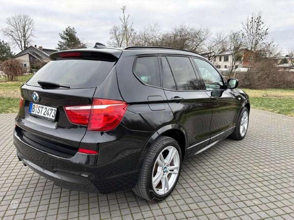 Melns BMW X3 2012 Panevēža, ar dzinēja tilpumu 2.99 L un nobraukumu 292 tūkst. km par 10700 €, foto 5 vietnē AUTOMOTO.COM.LV