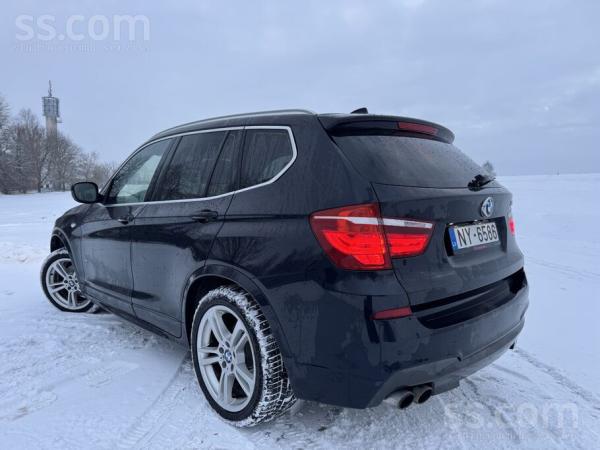 Black BMW X3 2012 in Riga, with an engine capacity of 3.00 L and mileage of 198 thousand km for 14700 €, photo 4 on AUTOMOTO.COM.LV