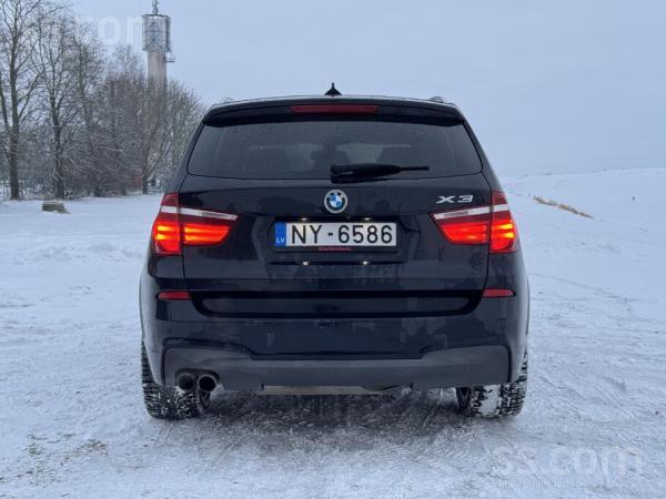 Black BMW X3 2012 in Riga, with an engine capacity of 3.00 L and mileage of 198 thousand km for 14700 €, photo 6 on AUTOMOTO.COM.LV