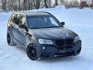 Black BMW X3 2012 in Vilnius, with an engine capacity of 2.99 L and mileage of 220 thousand km for 11499 €, photo  on AUTOMOTO.COM.LV