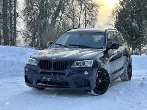 Black BMW X3 2012 in Vilnius, with an engine capacity of 2.99 L and mileage of 220 thousand km for 11499 €, photo 3 on AUTOMOTO.COM.LV