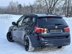 Black BMW X3 2012 in Vilnius, with an engine capacity of 2.99 L and mileage of 220 thousand km for 11499 €, photo 5 on AUTOMOTO.COM.LV