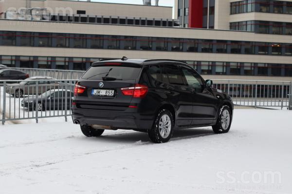 Black BMW X3 2012 in Riga, with an engine capacity of 2.00 L and mileage of 198 thousand km for 12580 €, photo 6 on AUTOMOTO.COM.LV