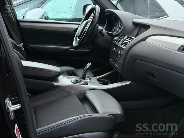 Black BMW X3 2012 in Riga, with an engine capacity of 2.00 L and mileage of 198 thousand km for 12580 €, photo 10 on AUTOMOTO.COM.LV