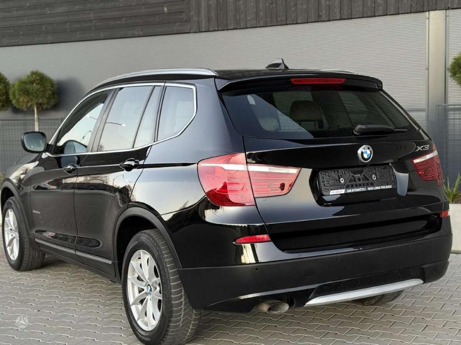 Melns BMW X3 2012 Šauļi, ar dzinēja tilpumu 2.00 L un nobraukumu 281 tūkst. km par 10650 €, foto 7 vietnē AUTOMOTO.COM.LV