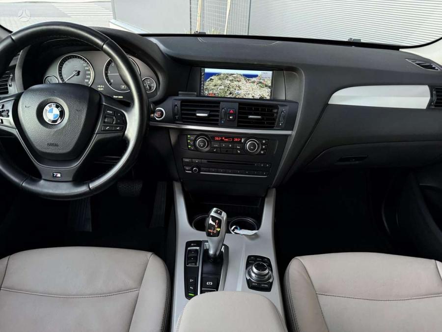 Melns BMW X3 2012 Šauļi, ar dzinēja tilpumu 2.00 L un nobraukumu 281 tūkst. km par 10650 €, foto 13 vietnē AUTOMOTO.COM.LV