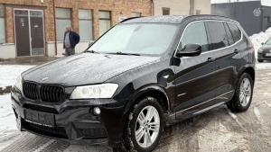 Black BMW X3 2012 in Panevezys, with an engine capacity of 2.00 L and mileage of 250 thousand km for 8700 €, photo  on AUTOMOTO.COM.LV