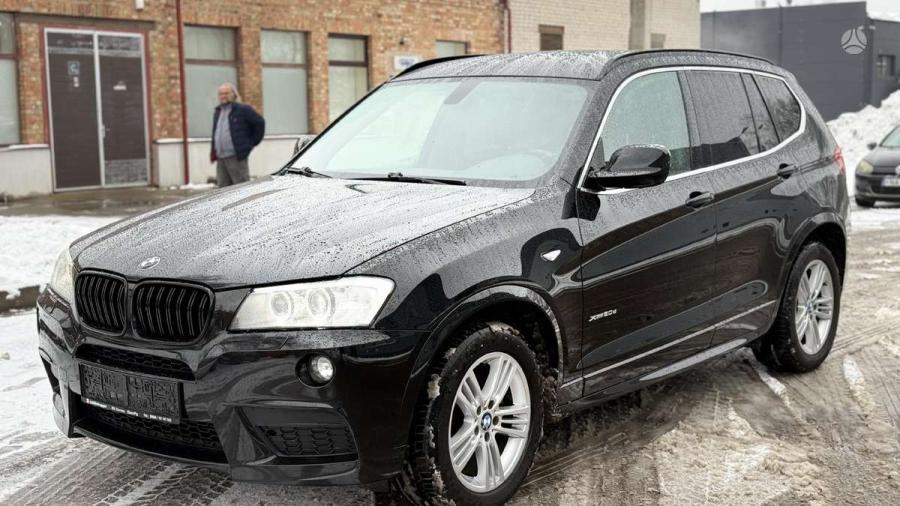 Black BMW X3 2012 in Panevezys, with an engine capacity of 2.00 L and mileage of 250 thousand km for 8700 €, photo 1 on AUTOMOTO.COM.LV