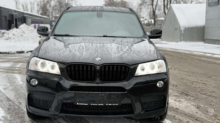 Black BMW X3 2012 in Panevezys, with an engine capacity of 2.00 L and mileage of 250 thousand km for 8700 €, photo 3 on AUTOMOTO.COM.LV