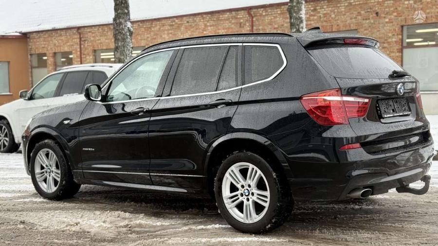 Black BMW X3 2012 in Panevezys, with an engine capacity of 2.00 L and mileage of 250 thousand km for 8700 €, photo 5 on AUTOMOTO.COM.LV