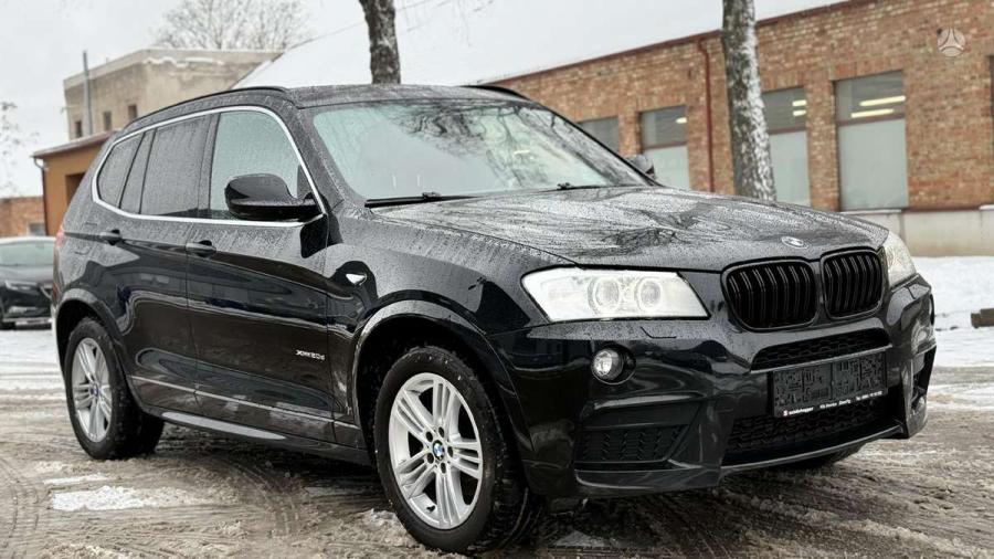 Black BMW X3 2012 in Panevezys, with an engine capacity of 2.00 L and mileage of 250 thousand km for 8700 €, photo 10 on AUTOMOTO.COM.LV