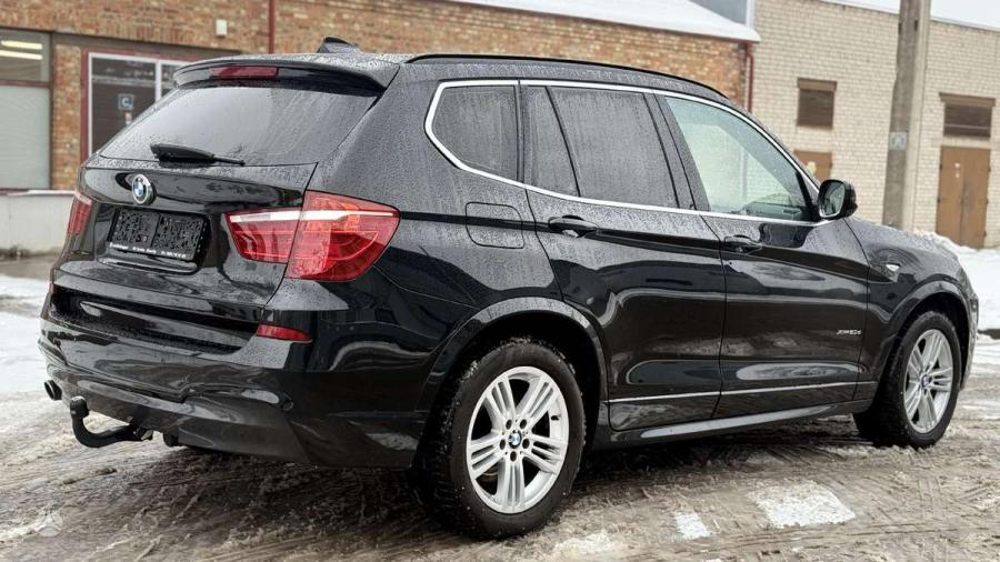 Black BMW X3 2012 in Panevezys, with an engine capacity of 2.00 L and mileage of 250 thousand km for 8700 €, photo 14 on AUTOMOTO.COM.LV