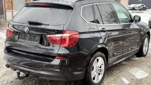 Black BMW X3 2012 in Panevezys, with an engine capacity of 2.00 L and mileage of 250 thousand km for 8700 €, photo 15 on AUTOMOTO.COM.LV