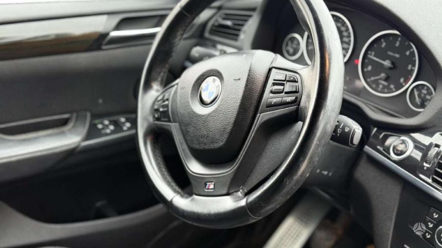 Black BMW X3 2012 in Panevezys, with an engine capacity of 2.00 L and mileage of 250 thousand km for 8700 €, photo 17 on AUTOMOTO.COM.LV