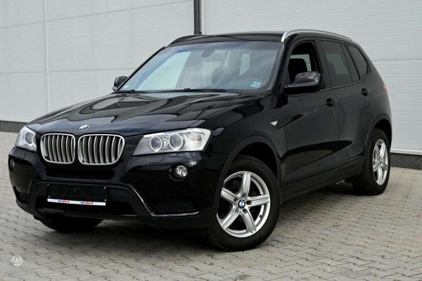 Black BMW X3 2012 in Kretinga, with an engine capacity of 2.99 L and mileage of 264 thousand km for 9999 €, photo 3 on AUTOMOTO.COM.LV