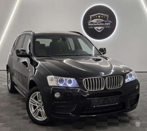 Melns BMW X3 2012 Marijampole, ar dzinēja tilpumu 2.99 L un nobraukumu 318 tūkst. km par 10950 €, foto  vietnē AUTOMOTO.COM.LV