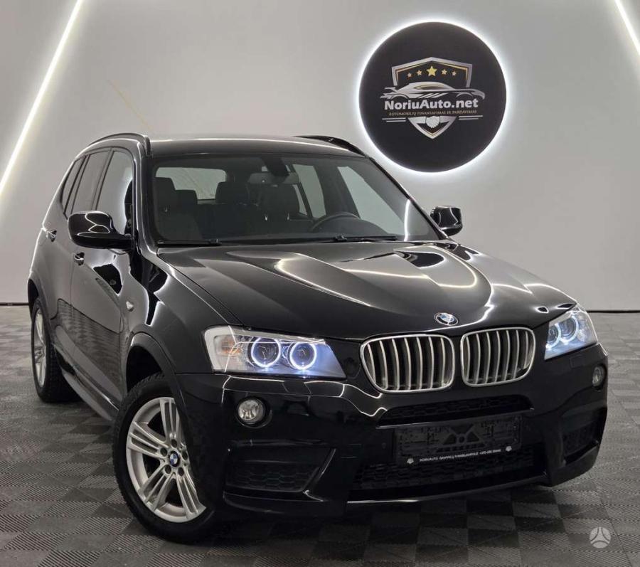 Melns BMW X3 2012 Marijampole, ar dzinēja tilpumu 2.99 L un nobraukumu 318 tūkst. km par 10950 €, foto 1 vietnē AUTOMOTO.COM.LV