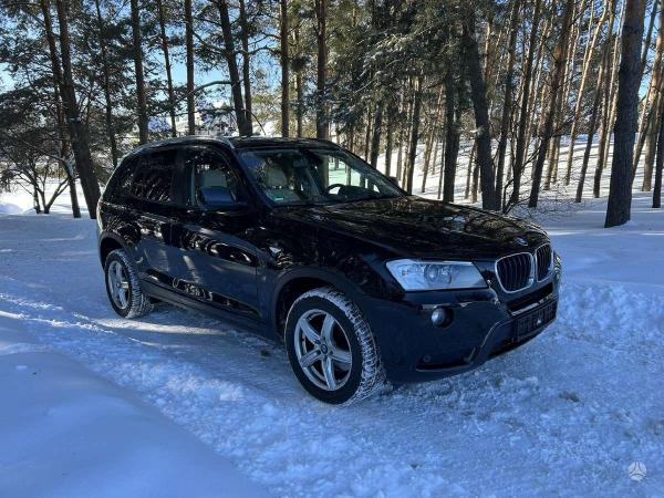 Melns BMW X3 2012 Utena, ar dzinēja tilpumu 2.00 L un nobraukumu 237 tūkst. km par 9650 €, foto 3 vietnē AUTOMOTO.COM.LV