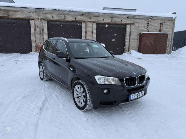 Melns BMW X3 2012 Panevēža, ar dzinēja tilpumu 2.00 L un nobraukumu 234 tūkst. km par 10200 €, foto 5 vietnē AUTOMOTO.COM.LV