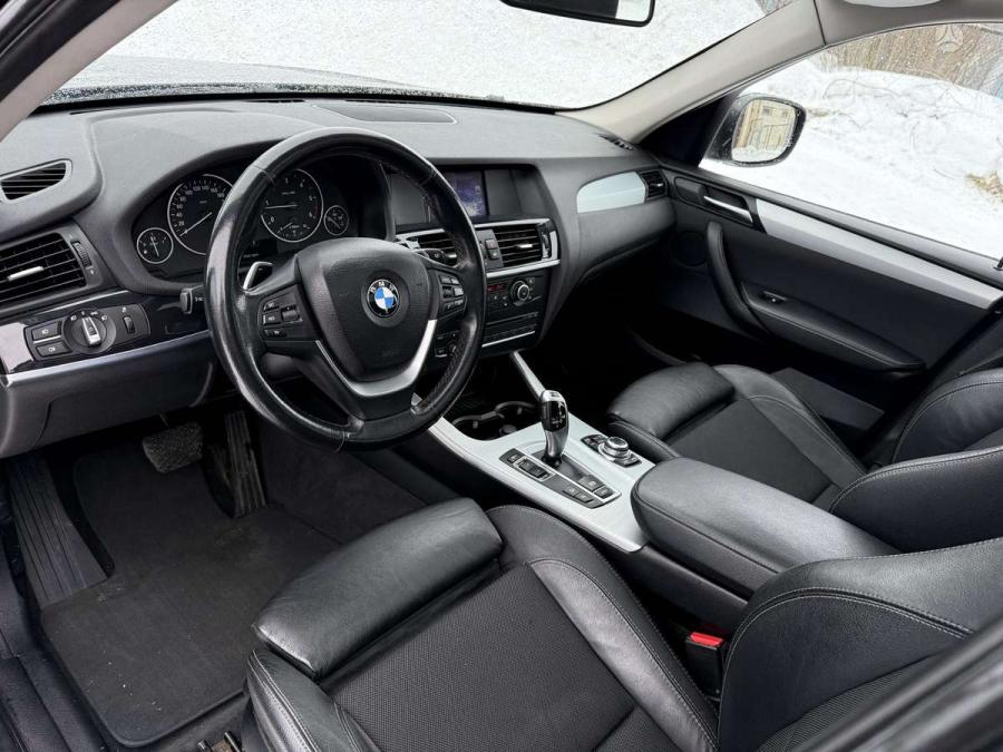 Black BMW X3 2012 in Panevezys, with an engine capacity of 2.00 L and mileage of 234 thousand km for 10200 €, photo 15 on AUTOMOTO.COM.LV