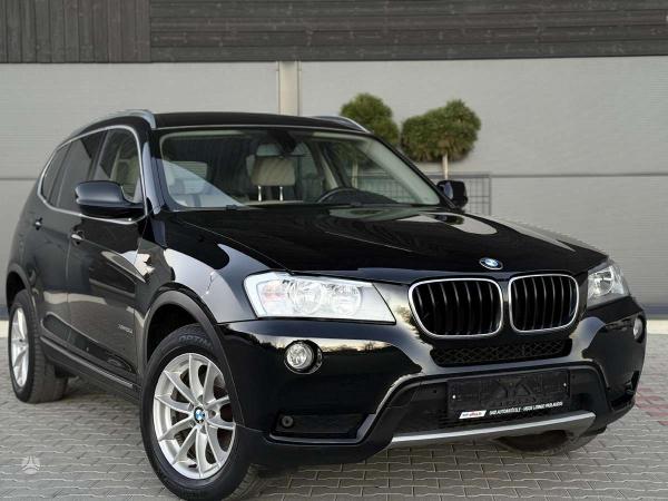 Black BMW X3 2012 in Siauliai, with an engine capacity of 2.00 L and mileage of 281 thousand km for 10650 €, photo 1 on AUTOMOTO.COM.LV